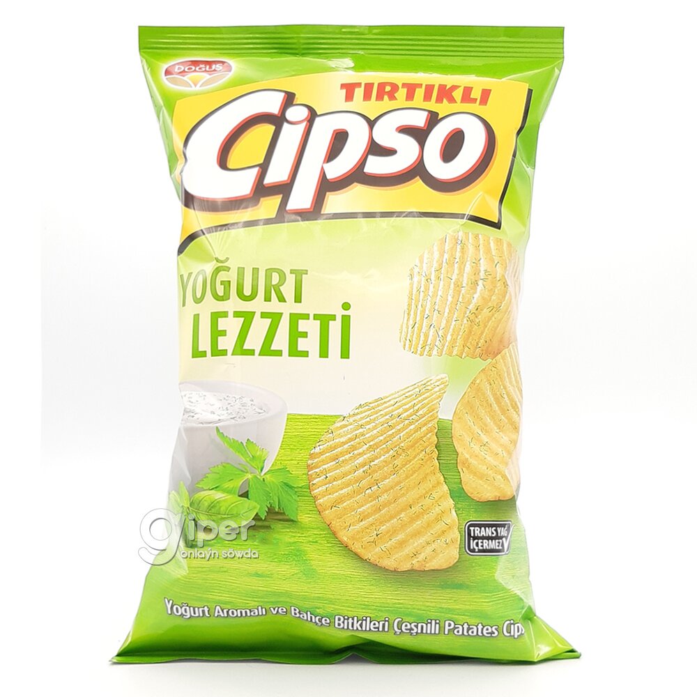 Ýeralma çipsileri Cipso Yogurt lezzeti, 100 gr 0 TMT