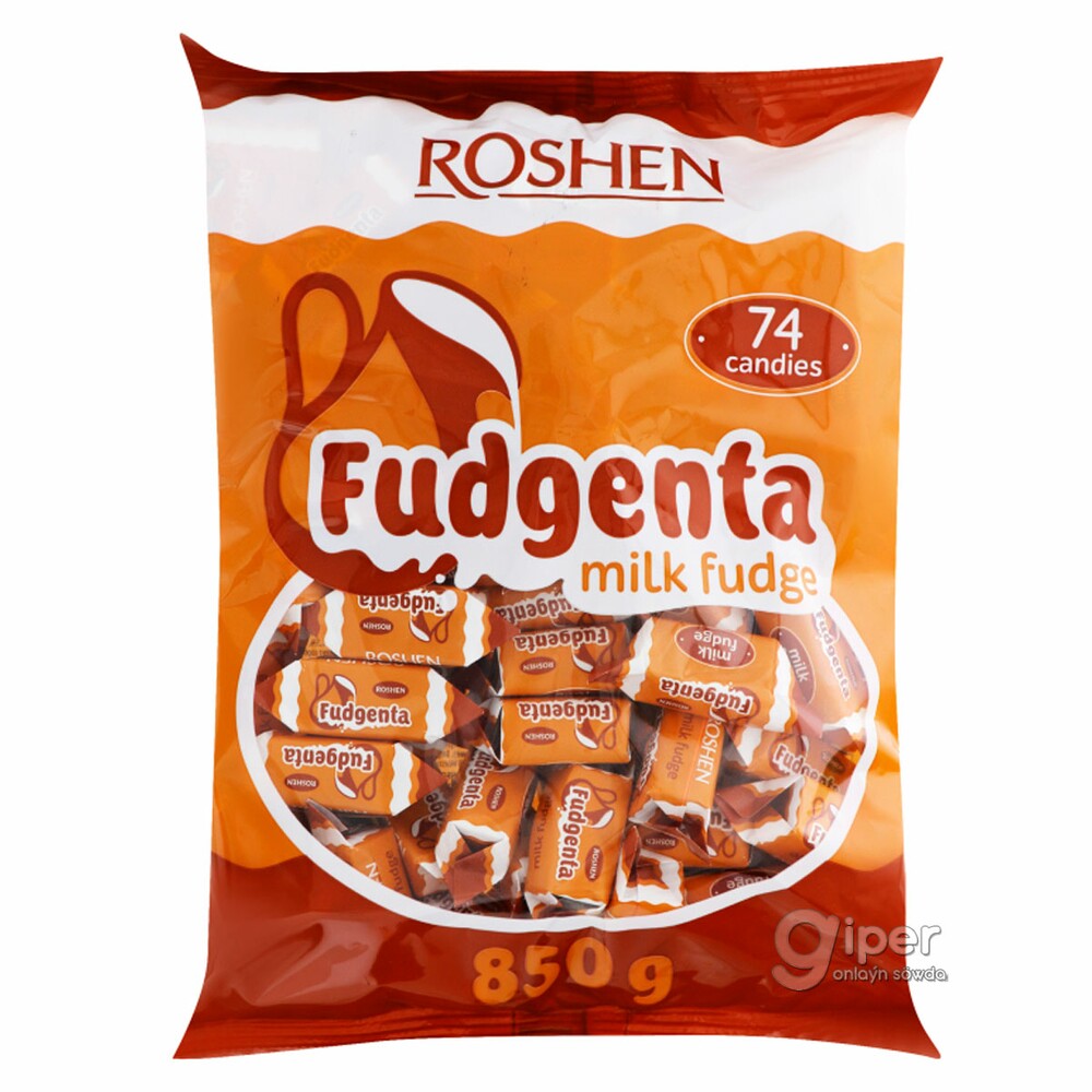 Конфеты из молочно-тираженной массы Roshen "Fudgenta" 850 г 75.30 ТМТ
