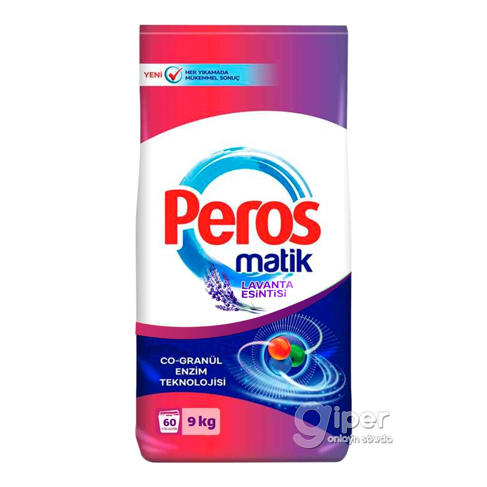 "Peros" lawanda güllleri ysly kir ýuwujy soda, 9 kg 0 TMT